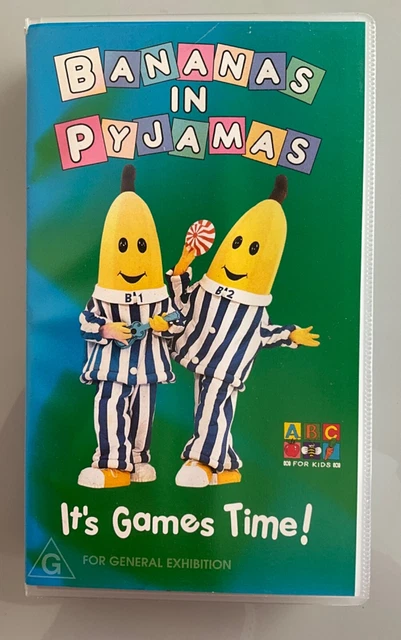 BANANAS IN PYJAMAS - Its Games Time Video (VHS, 2000) ABC Australia NEW ...