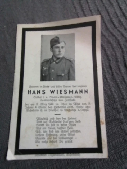 2.WK STERBEBILD-STURM-GRENADIER-ABTL Orscha 1944 EUR 2,49 - PicClick DE