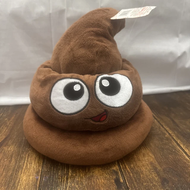 POOP EMOJI PLUSH Stinky Hat Costume Fiesta C17319 12" Halloween Costume ...