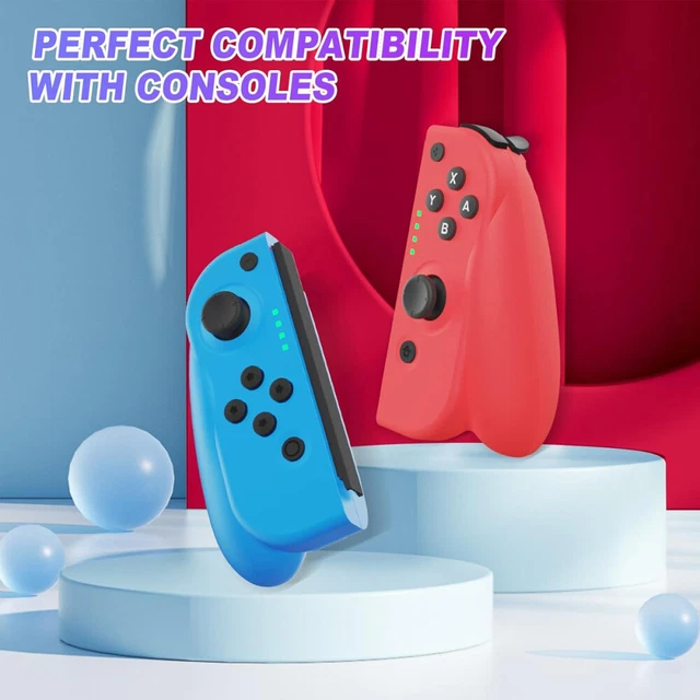 JOY CON FÜR Nintendo Switch Controller Blau & Rot 2er Set JOY-CON Gamepad Neon EUR 26,98 ...