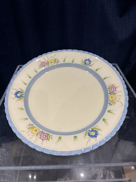 NEW HALL HANLEY Vintage Art Deco 25.4Cm Plate £14.00 - PicClick UK
