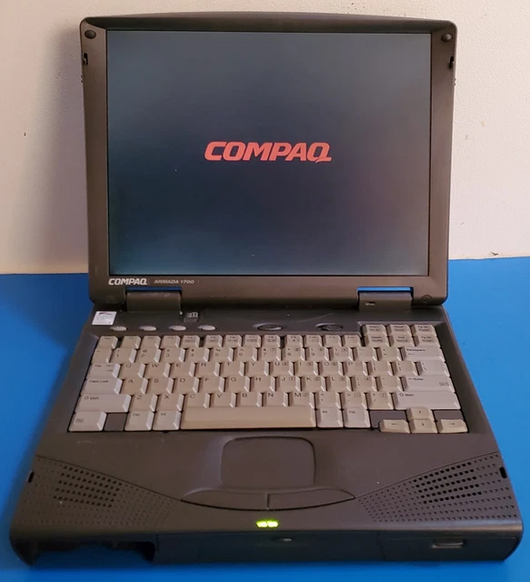 VINTAGE COMPAQ ARMADA 1700 Pentium II Series PP2000 Laptop Computer ...
