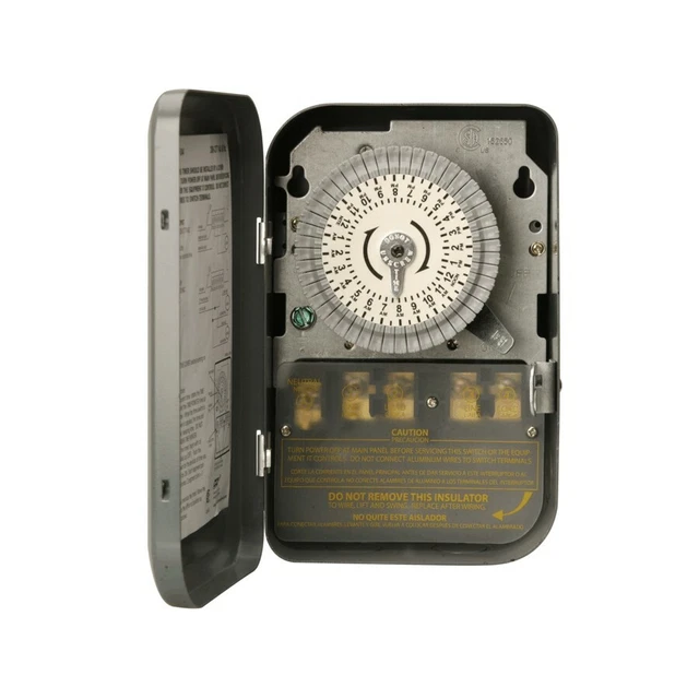 24-HOUR DPST INDOOR Timer Switch - 208-277V/40 Amp $152.07 - PicClick CA