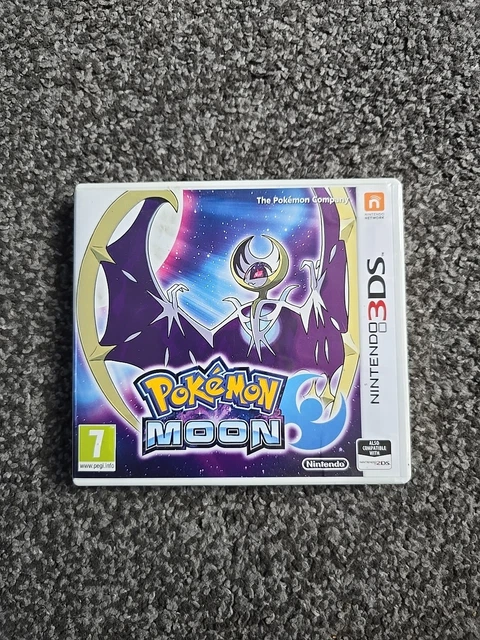 POKÉMON POKEMON MOON - Nintendo 3DS - Complete with Cartridge, Case and ...