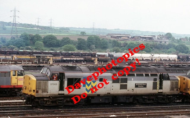 ORIGINAL 35MM SLIDE Diesel / Electric Train / Railway 37503 Jul 1990 £3 ...