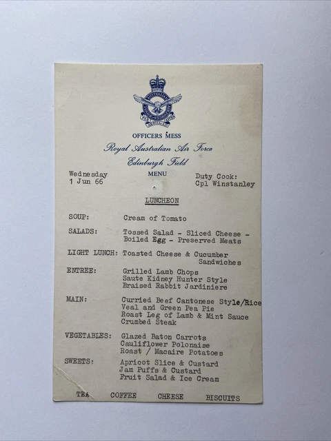 ANTIQUE VINTAGE OFFICERS Mess Royal Australian Air Force Edinburgh ...