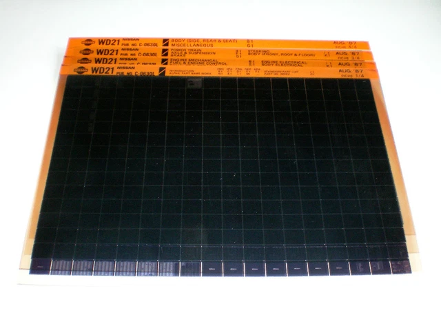 MICROFICH CATÁLOGO DE Piezas Repuesto Regiones Nissan Terrano WD21 08/ ...