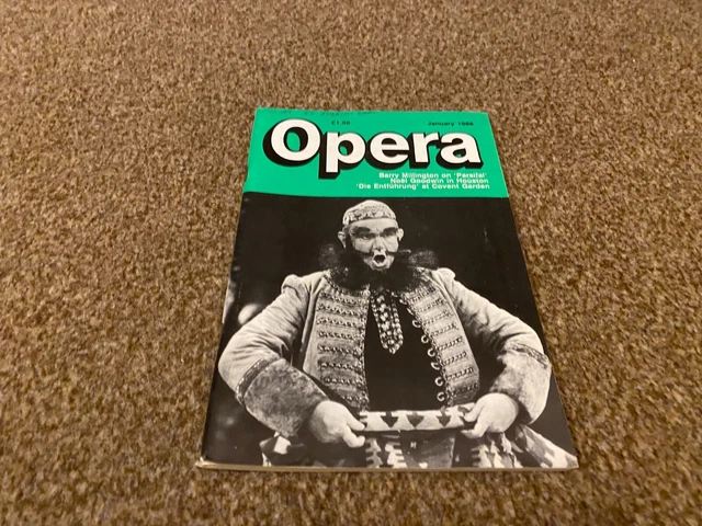 OPERA MAGAZINE 1988 Jan Kurt Moll As Osmin In Die Entfuhrung Dem Serail ...