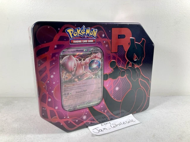 2025 POKEMON TCG Team Rocket Tin Mewtwo EX 10-10135-102 Trading Card ...