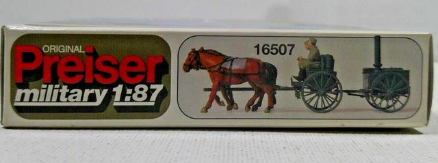 PREISER HO SCALE 1/87 Horse drawn field kitchen art.nr .16507 $31.00 ...