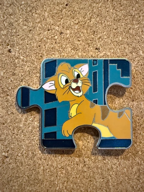 DISNEY PIN CHARACTER Connection Oliver & Company Puzzle - Oliver LE 450 ...