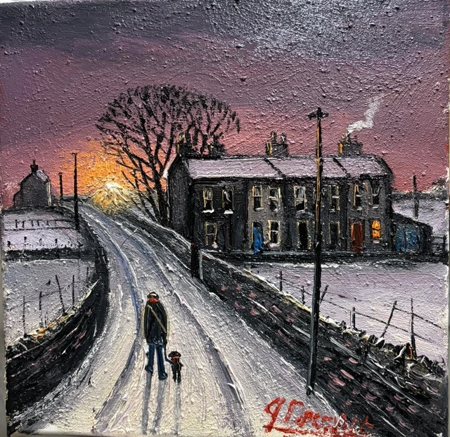 JAMES DOWNIE 30x30 Cm Original Oil Painting End of the day $249.46 ...