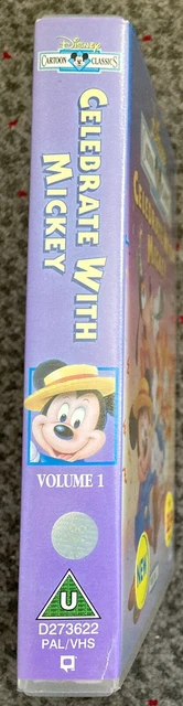 VINTAGE RARE WALT Disney VHS - Cartoon Classics - Celebrate With Mickey ...
