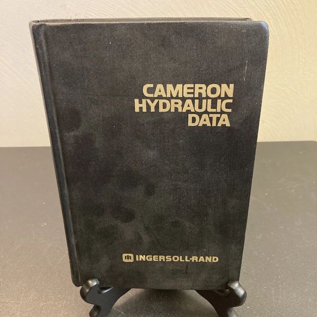 CAMERON HYDRAULIC DATA Ingersoll-Rand 16th Edition 2nd Printing 1981 £ ...