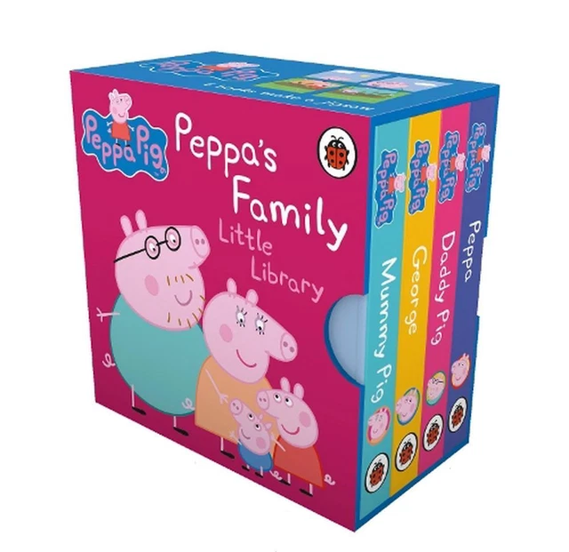 PEPPA PIG: PEPPAS Family Little Library by Peppa Pig (English) Board ...