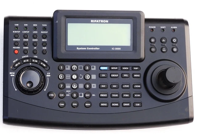 RIFATRON CYBER CCTV Keyboard Security System Controller Model Ic-3000 ...