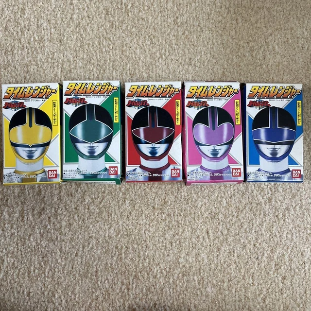 POWER RANGERS TIME Force Timeranger Mini Soft Vinyl Figure 5p set ...