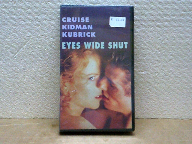 VHS--EYES WIDE SHUT--NICOLE Kidman+Tom Cruise+Kubrick-Sigillato EUR 5 ...