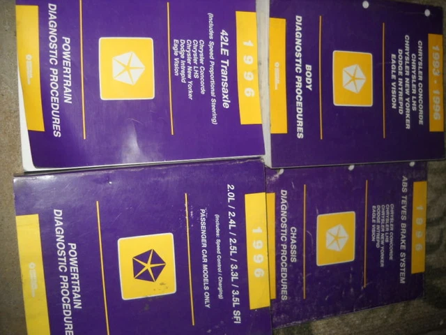 1996 VISION CONCORDE Intrepid LHS Neu Yorker Diagnostische Verfahren ...