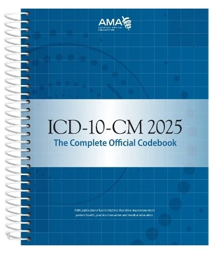 ICD-10-CM 2025 THE Complete Official Codebook by American Medical ...