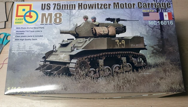 US 75MM M8 Howitzer (Stuart) in 1/16 von Classy EUR 140,00 - PicClick DE