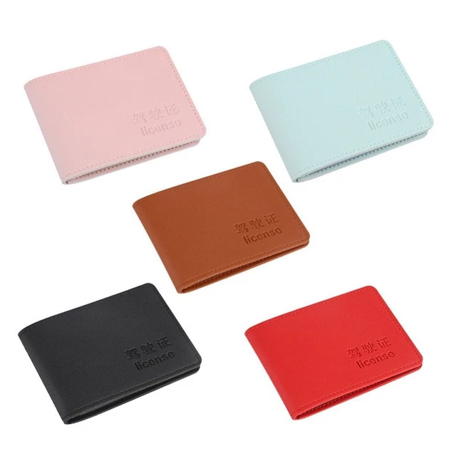 LICENSE HOLDER DRIVER'S License Case Car Documents Storage Bag Folder ...