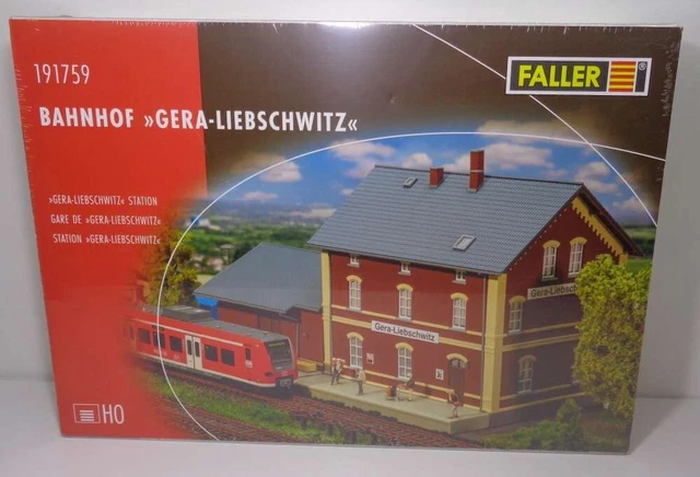 FALLER H0 191759 Bausatz Bahnhof "Gera-Liebschwitz" NEU & OVP EUR 59,99 - PicClick DE
