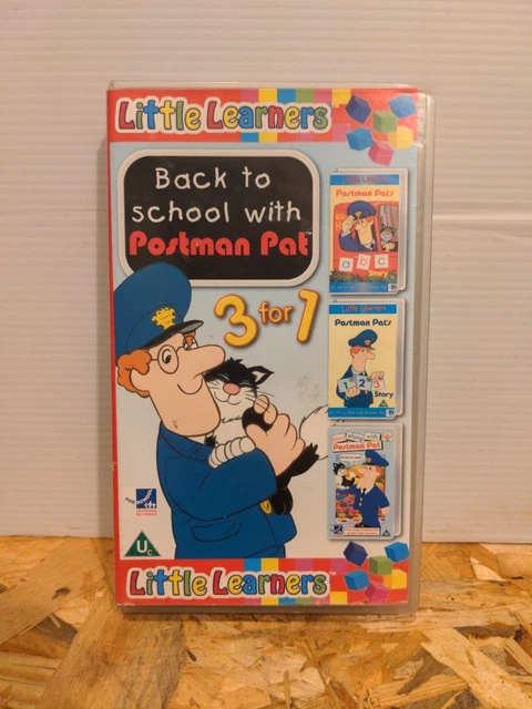 LITTLE LEARNERS - Postman Pat - VHS Video - Back To School With Postman ...