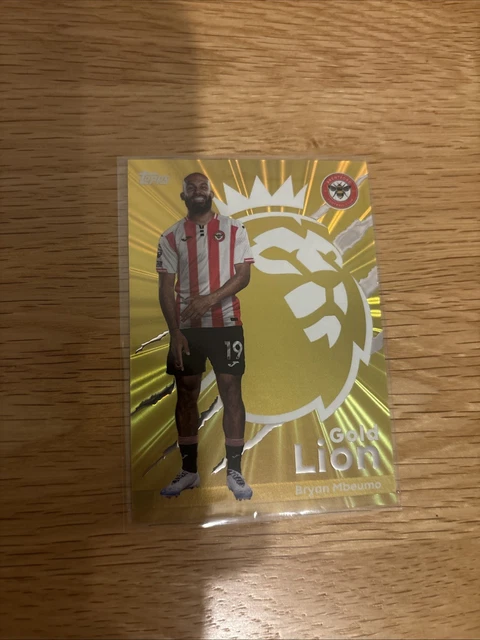 BRYAN MBEUMO BRENTFORD *GOLD LION* Topps Premier League 2026 £5.43 ...
