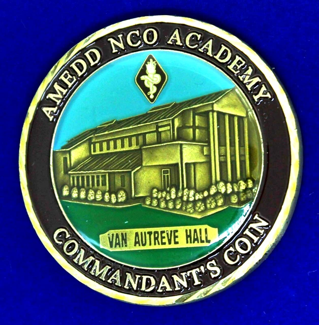 US ARMY AMEDD NCO Academy Commander's Challenge Münze KC-20 EUR 16,71 ...