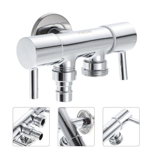 HAND SHOWER FAUCET Adapter for Hose Tee Angle Valve Handheld £22.58 ...