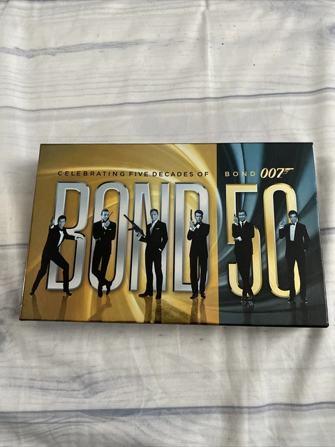 BOND 50 CELEBRATING Five Decades Of James Bond 007 BLU-RAY Box Set 1962 ...