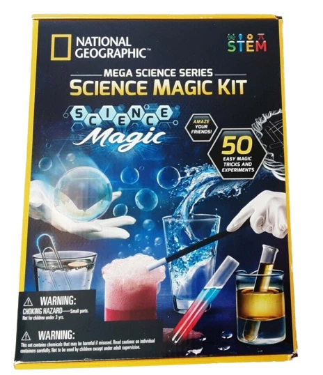 NATIONAL GEOGRAPHIC SCIENCE Magic Kit 50 Experiments and Tricks ...