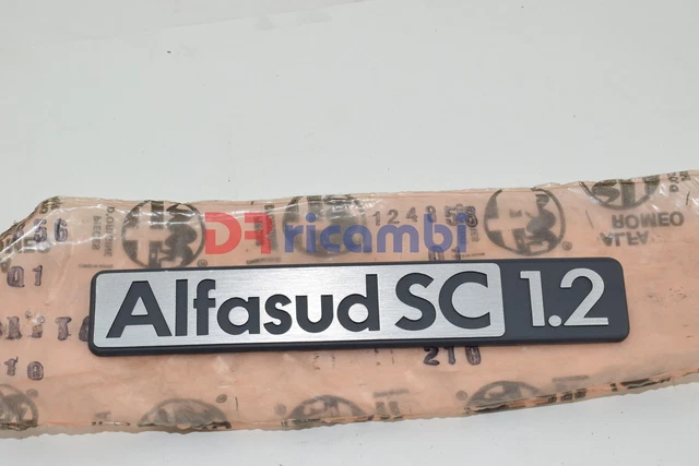 LOGO ORRNEMENT EMBLÈME Modèle ALFA ROMEO " Alfasud Sc 1.2 " Alfa 124856 ...