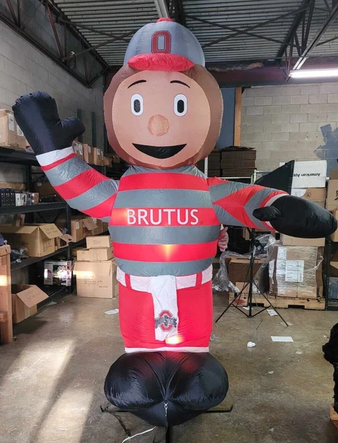 GEMMY OHIO STATE Buckeyes Brutus 8 Foot Inflatable Illuminated Mascot ...