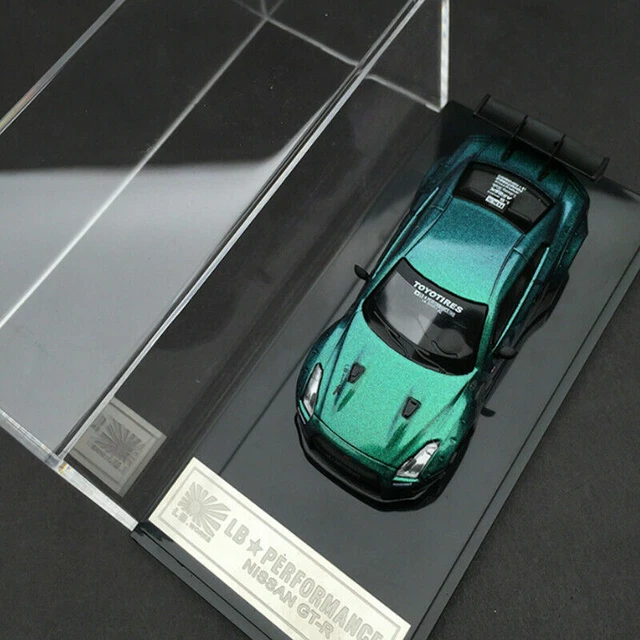 LB WORK 1:64 Nissan GT-R R35 Liberty Walk TM Model Car Chameleon Rear ...
