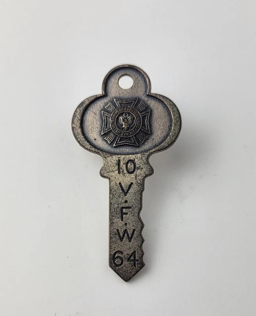 VINTAGE 10 YEAR VFW Key Pin 1964 $14.99 - PicClick