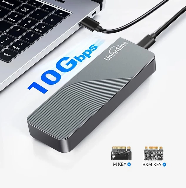 M.2 NVME SATA ngff PCIe SSD auf USB 3.1 Externes Gehäuse Adapter Case ...