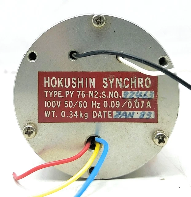 MOTEUR SYNCHRO HOKUSHIN PY76-N2 EUR 264,46 - PicClick FR