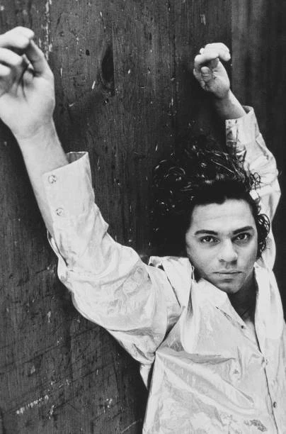 AUSTRALIAN ACTOR SINGER and musician Michael Hutchence circa 19 - Old ...