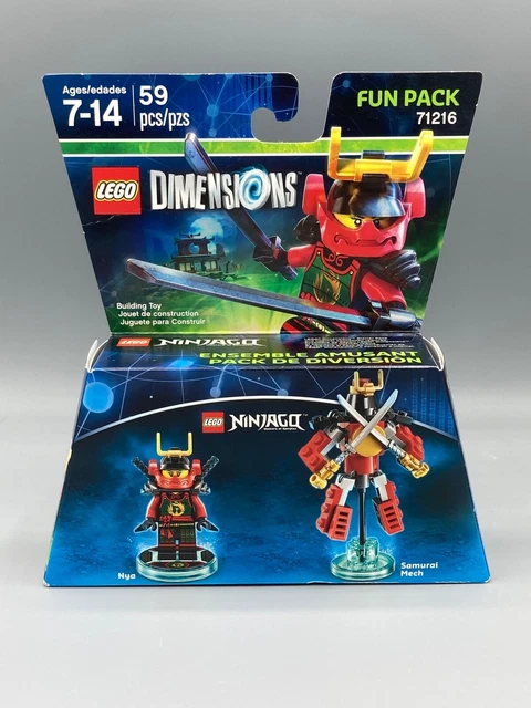 LEGO NINJAGO NYA Samurai Mech Fun Pack 59 pièces 71216 LEGO Dimensions ...