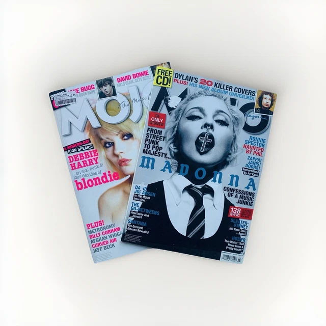 2X MOJO MAGAZINES, Madonna & Debbie Harry (May 2014 & March 2015) No ...