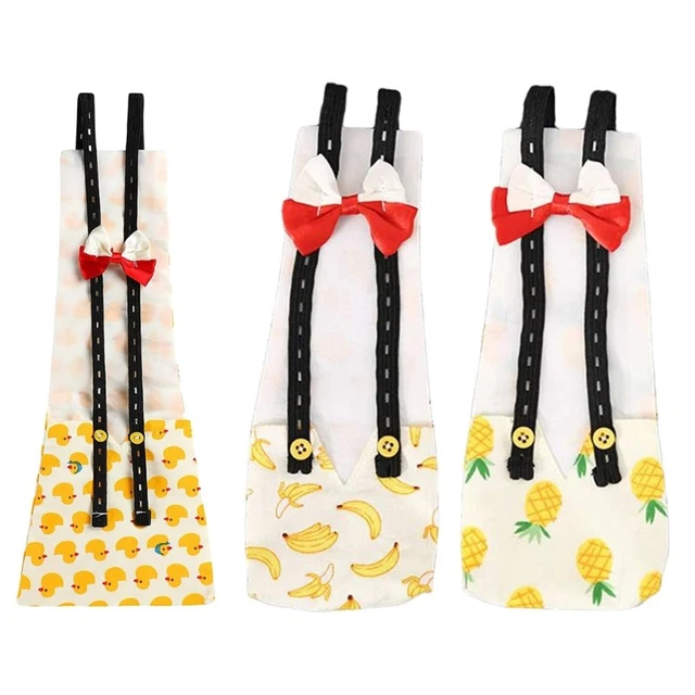 DUCK DIAPER CHICKEN Adjustable Washable Nappy Clothes for Poultry ...