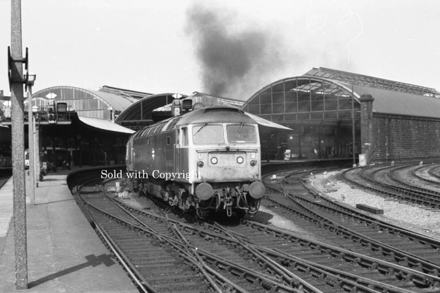 NEWCASTLE BR Class 47 Diesel Loco British Rail Railway 35mm Negative # ...