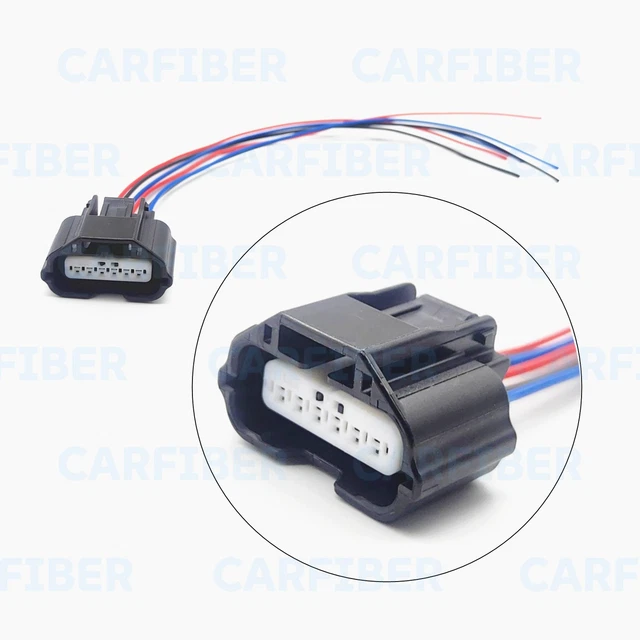 6-WAY MAF MASS Air Flow Sensor Pigtail Connector Harness CONN-100717-P ...
