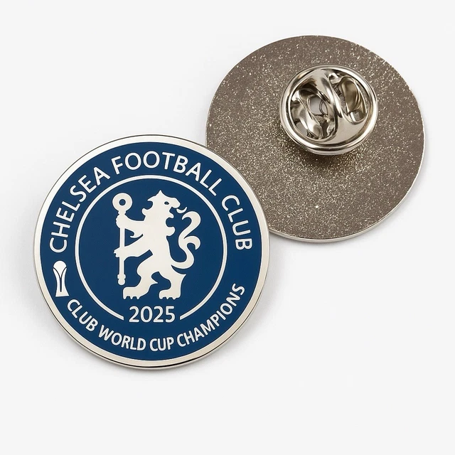 CHELSEA FC BADGE 2025 Club World Cup Champions Pin Badge £4.36 ...