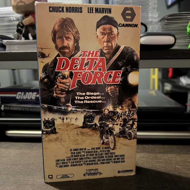 THE DELTA FORCE (VHS, 1986) Cannon Media Home Entertainment - Chuck ...