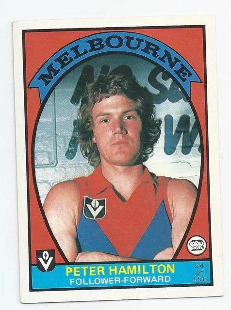 1978 SCANLENS (54) Peter HAMILTON Melbourne EUR 5,88 - PicClick FR