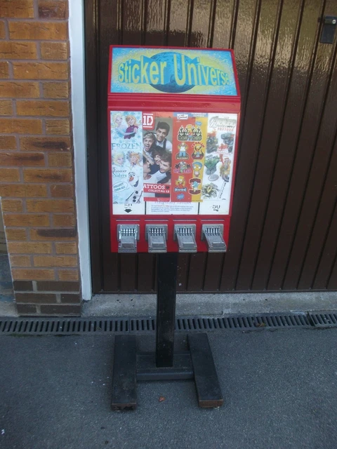 COIN OPERATED TEMPORARY TATTOO VENDING MACHINE 4 x 50P VEND £100.00 ...