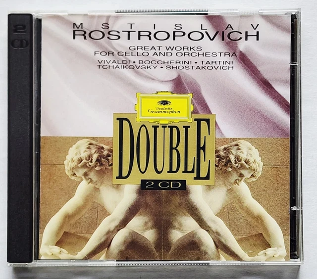 MSTISLAV ROSTROPOVICH - GREAT WORKS FOR CELLO AND ORCHESTRA 2CD set ...